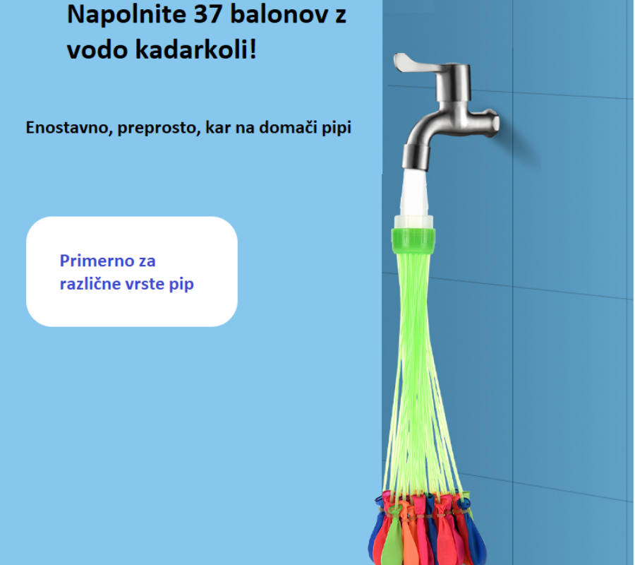 Šareni vodeni baloni Water Balloons (111 komada) - Woopshop
