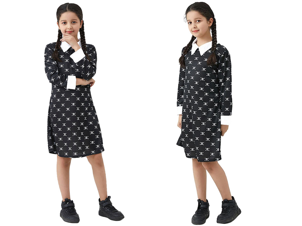 Dječji kostim Wednesday Addams - Woopshop